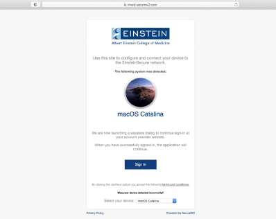 How to connect to EinsteinSecure | IT Portal
